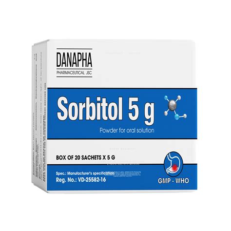 Sorbitol 5g Danapha H20 Gói5gr