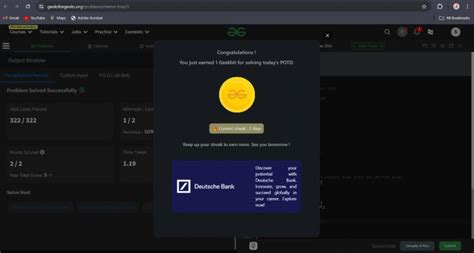 Suvetha T On Linkedin Geekstreak2024 Geekstreak2024 Deutschebank Programming Coding Java