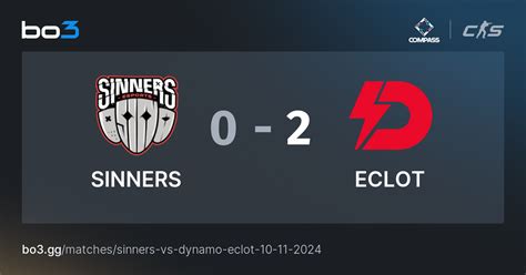 Sinners Vs Eclot Cs2 Match At Yalla Compass Fall 2024