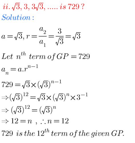 Ssc Solutions For Maths Progressions Class 10 Maths Glow