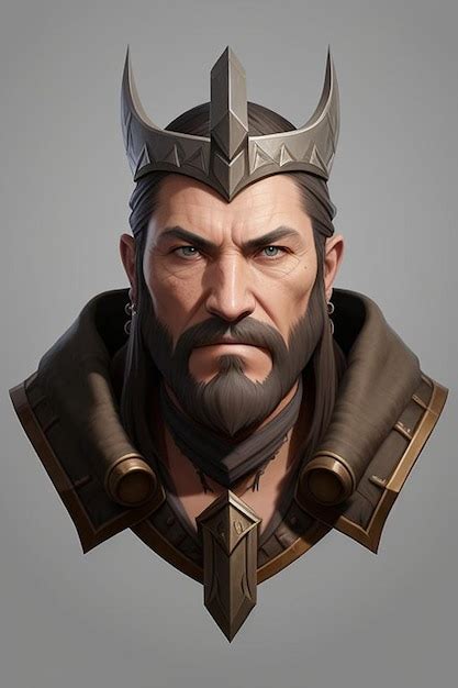 Warrior Game Art Icon Of Warrior Premium Ai Generated Image