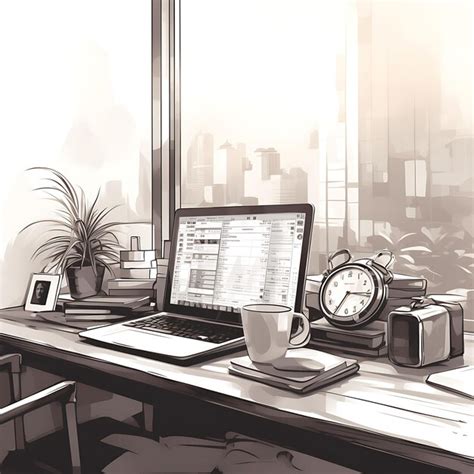 Premium Photo Watercolor Web Developer Room With Multiple Screens Coding Reference Bo Clipart