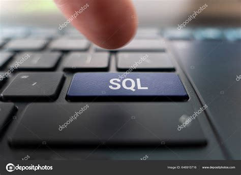 Sql Text Created Keyboard Keys Computer Terminology Sql Black Keyboard