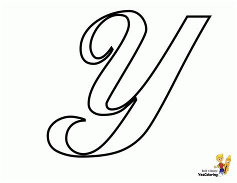Cursive Letter Y