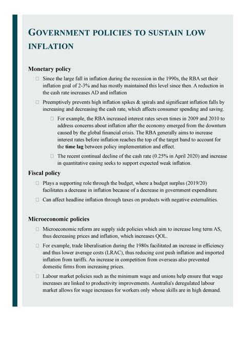 comm1110 week 10 lecture module 2 government policies to sustain low