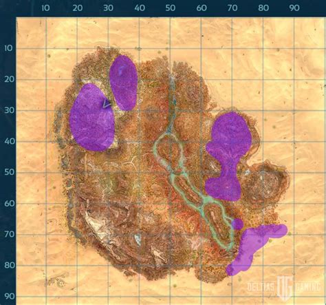 Ark Survival Ascended Rex Spawn Location Map On Scorched Earth Deltias Gaming