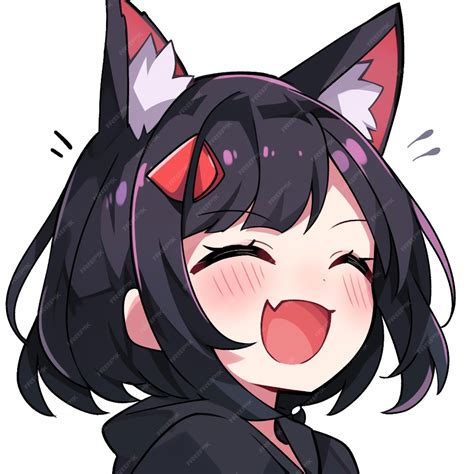 Premium Ai Image Anime Girl With Black Hair And Red Eyes With A Black