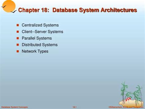 Ppt Chapter 18 Database System Architectures Powerpoint Presentation Id 2950520