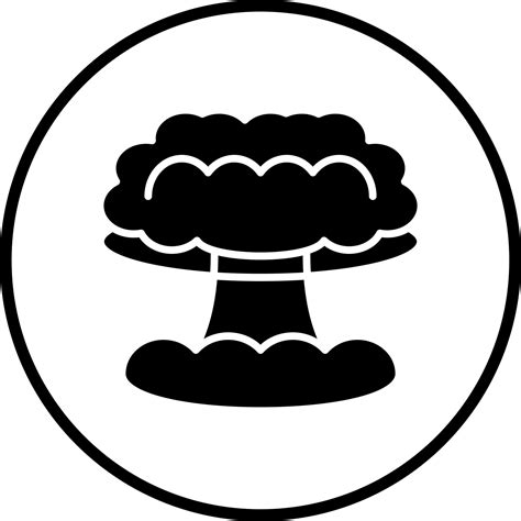 Nuclear Explosion Vector Icon Style 22276561 Vector Art At Vecteezy