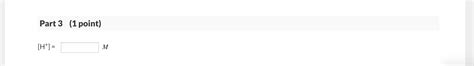 Solved 4 Question 3 Points Calculate The Concentrations Of