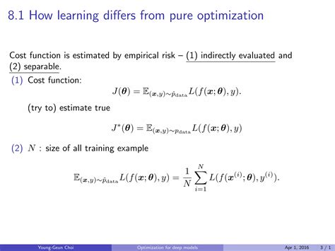 Chap 8 Optimization For Training Deep Models Pdf