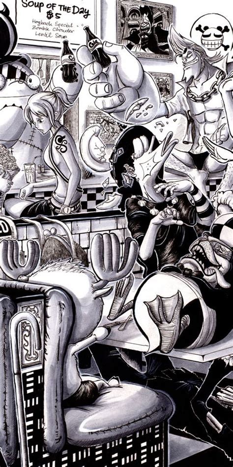 Обои на телефон Ван Пис Аниме Брук One Piece Фрэнки One Piece Гекко Мориа Обезьяна D