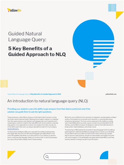Guided Natural Language Query 5 Benefits Of A Guided Approach To Nlq