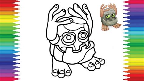 Noggin My Singing Monsters Coloring Page Youtube