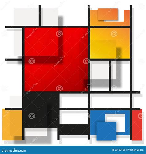 Geometric Suprematism Pattern Abstract Stock Illustration Illustration Of Cobalt Artistic