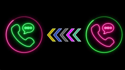 4k Incoming Call Ring Icon Background Green Screen Animation Of Phone Call Icon Phone Ring Sign