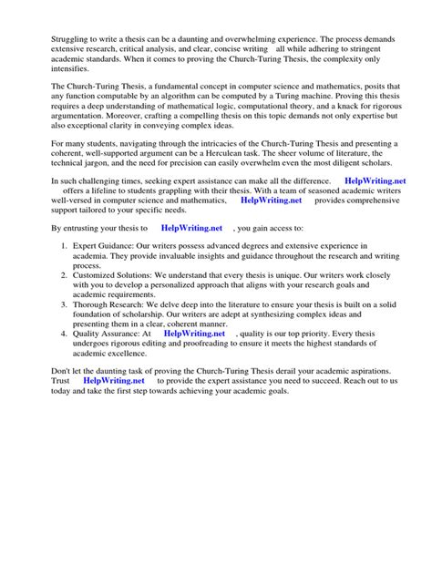 Church Turing Thesis Proof Pdf Algorithms Computational Complexity Theory