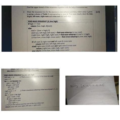 Solved Find The Upper Bound Of This Recurrence Equation With