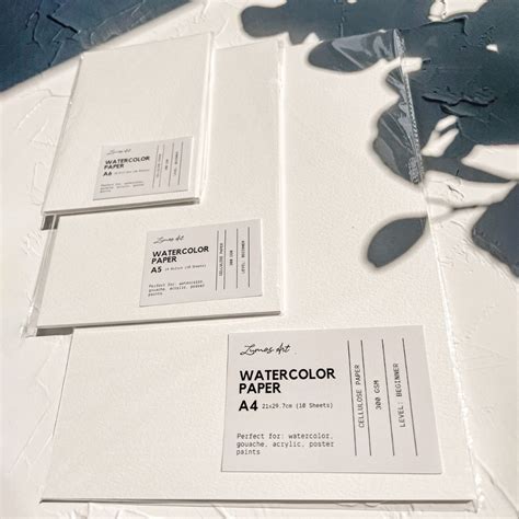 กระดาษโปสเตอร์สีน้ําอะคริลิค ขนาด A4 A5 A6 10 แผ่น 1 แพ็ค Shopee Thailand