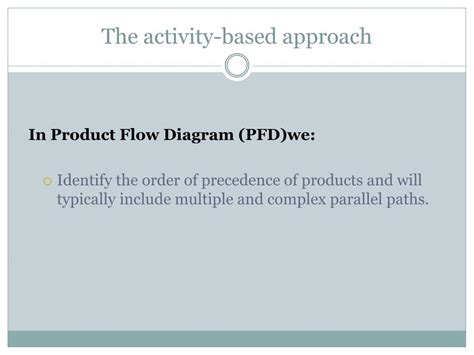 Ppt The Activity Based Approach Powerpoint Presentation Free
