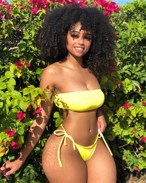 Curly Haired Babe Rebony