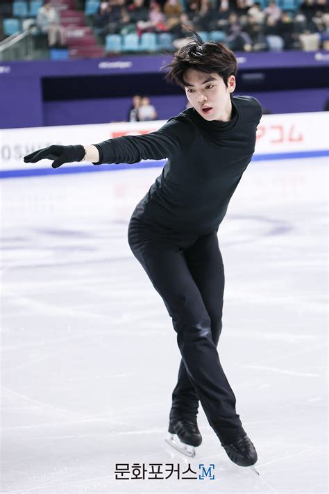 현장스케치 차준환 2025 Isu 4대륙 피겨 선수권대회 쇼트 프로그램 연습 문화포커스