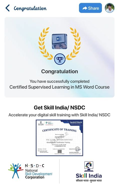 Mugamadu Adham T On Linkedin Leveled Up My Ms Word Skills Free