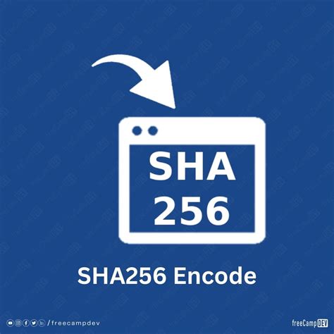 Sha256 Encode Freecamp Dev