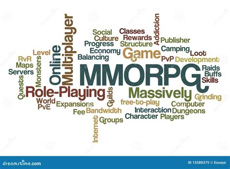 Mmorpg Massively Multiplayer Online Role Playing Game Royalty Free Stock Image Cartoondealer