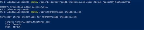How To Allow Saved Credentials For RDP Connection TheITBros