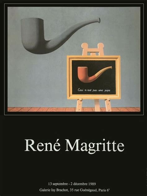 Affiche De Rene Magritte Ceci Nest Pas Une Pipe Sur Amorosart