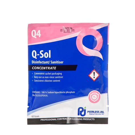 Q Q SOL Disinfectant Sanitiser Peerless JAL