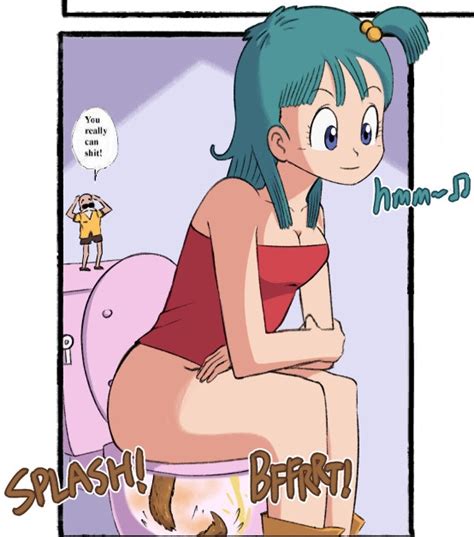 Rule 34 Ass Blue Hair Bulma Briefs Caught Caught Shitting Defecating