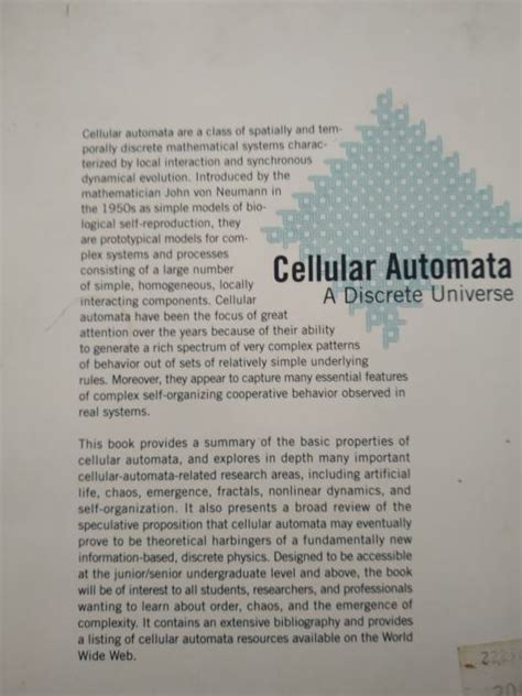 Cellular Automata A Discrete Universe