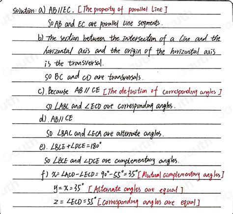 solved look at this diagram a name a pair of parallel line segments
