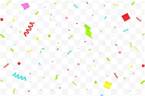 Premium Vector Multicolor Confetti Celebration Design Overlay