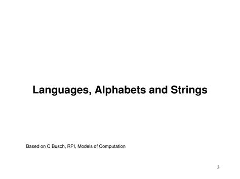 Ppt Cdt314 Faber Formal Languages Automata And Models Of Computation
