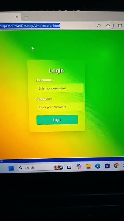 4k Background Colors Html Css Htmlcss Shorts Youtube