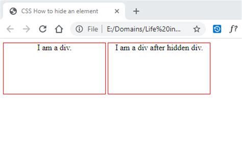 A Foolproof Guide To Css How To Hide An Element Life In Coding