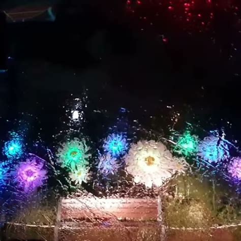 문경시 모전공원 폭우 태풍 비 디자인센스 초대형꽃 조명숙플라워 Led꽃 자이언트플라워 빅플라워 포토존제작 천둥 번개 Youtube