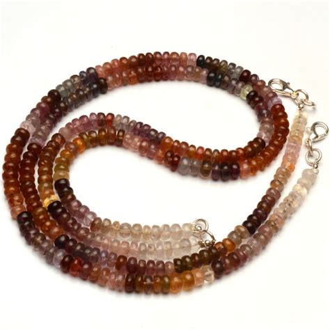 Natural Sri Lankan Multi Spinel Gemstone 5 Mm Size Smooth Rondelle