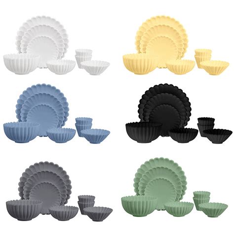 أدوات مائدة أقحوان مصغرة ، نصف وعاء ، مجموعة أطباق ، لوحة ، نموذج الكأس