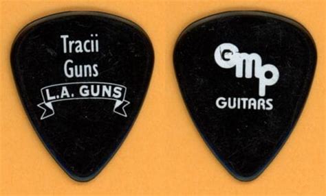 La Guns Tracii Guns Vintage Gmp Guitar Pick 1999 Violet Tour