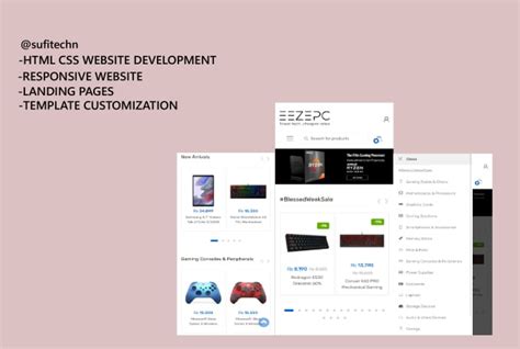 Design A Responsive Html Website With Css And Bootstrap By Sufitechn