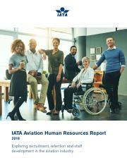 Iata Aviation Hr Report 2018pdf Iata Aviation Human Resources Report