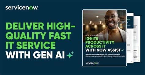 Ignite Productivity Across It With Now Assist Michael Mawson