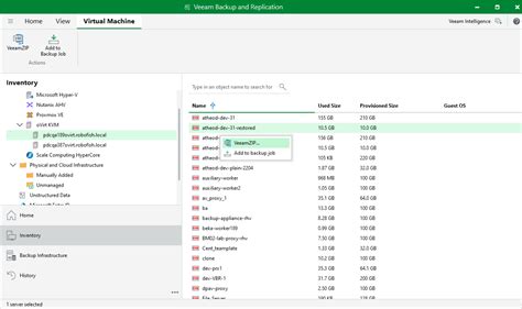 Creating Veeamzip Backups Veeam Backup For Oracle Linux Virtualization Manager And Red Hat