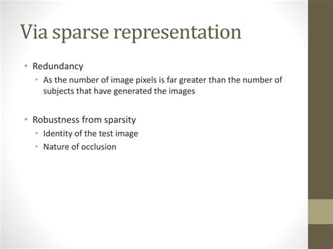 ppt face recognition via sparse representation powerpoint