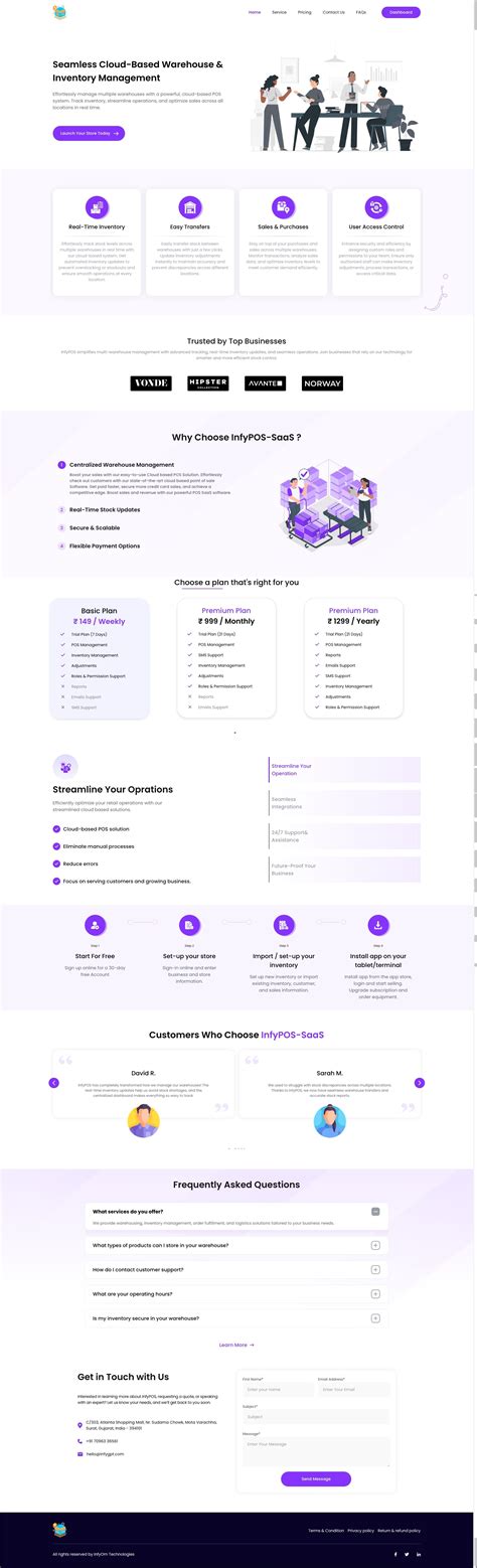 Pos Saas For Multi Store Outlets Built On Laravel React Js By Infyomlabs