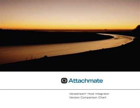 Verastream Host Integrator Version Comparison Chart Attachmate